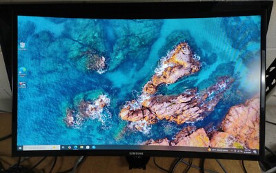 Samsung C27F390FHN 27" 1920 x 1080 HD LED Curved Screen Monitor *Read ...