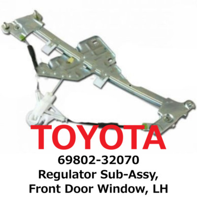 【NEW】Toyota Genuine Lexus Regulator Sub-Assy, Front Door Window, LH ...