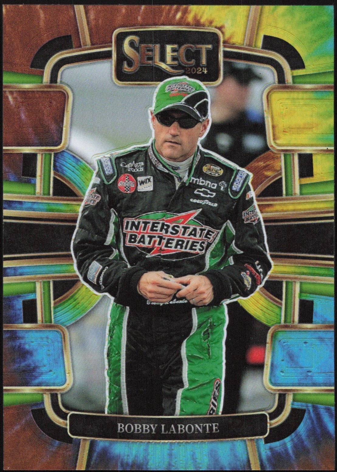 2024 Panini Select - Grandstand Bobby Labonte #97 Tie-Dye Prizm /25 for ...