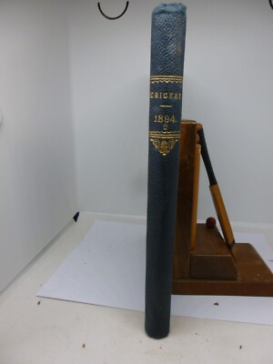 CRICKET - A WEEKLY RECORD OF THE GAME PART 1894 | eBay UK