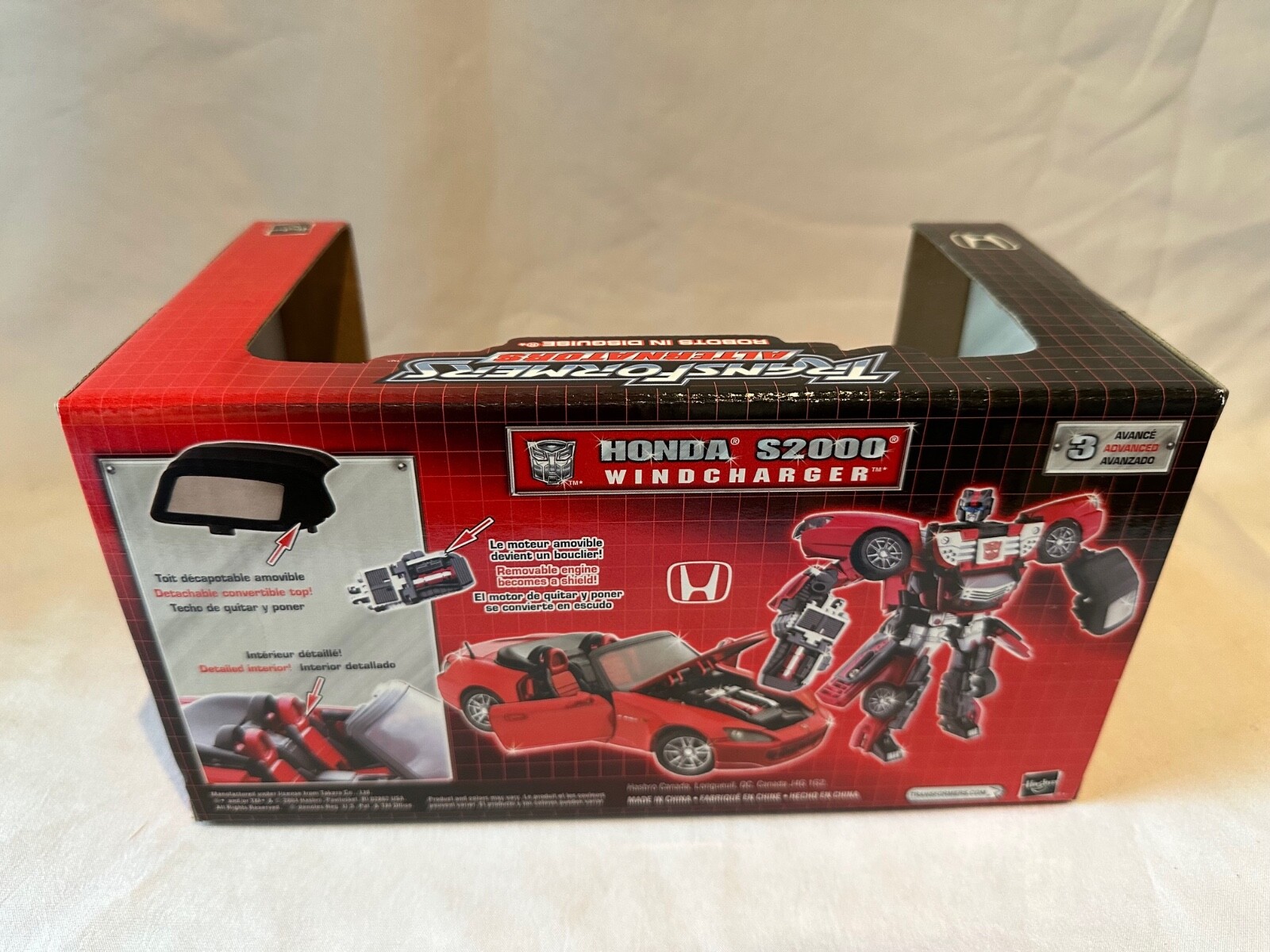 Hasbro Transformers Alternators - Honda 2000 Windcharger Action Figure ...