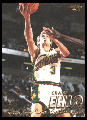 1997 Fleer #65 Craig Ehlo Seattle SuperSonics Basketball Card | eBay