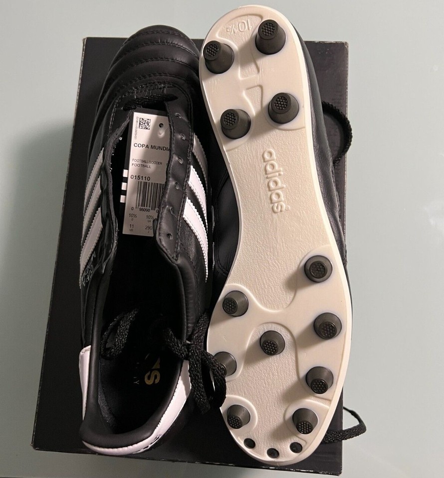 Adidas COPA MUNDIAL Soccer spike Shoes Footwear White/Black 015110 Size ...