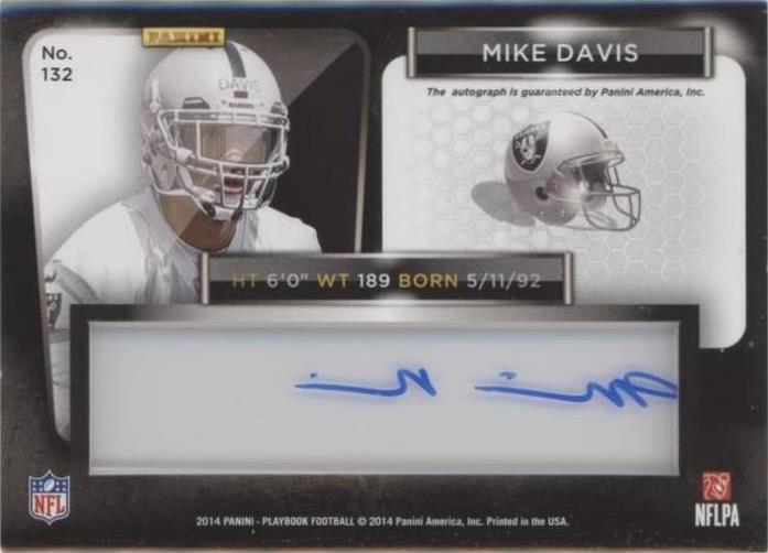 2014 Panini Playbook Mike Davis #132 for sale | eBay
