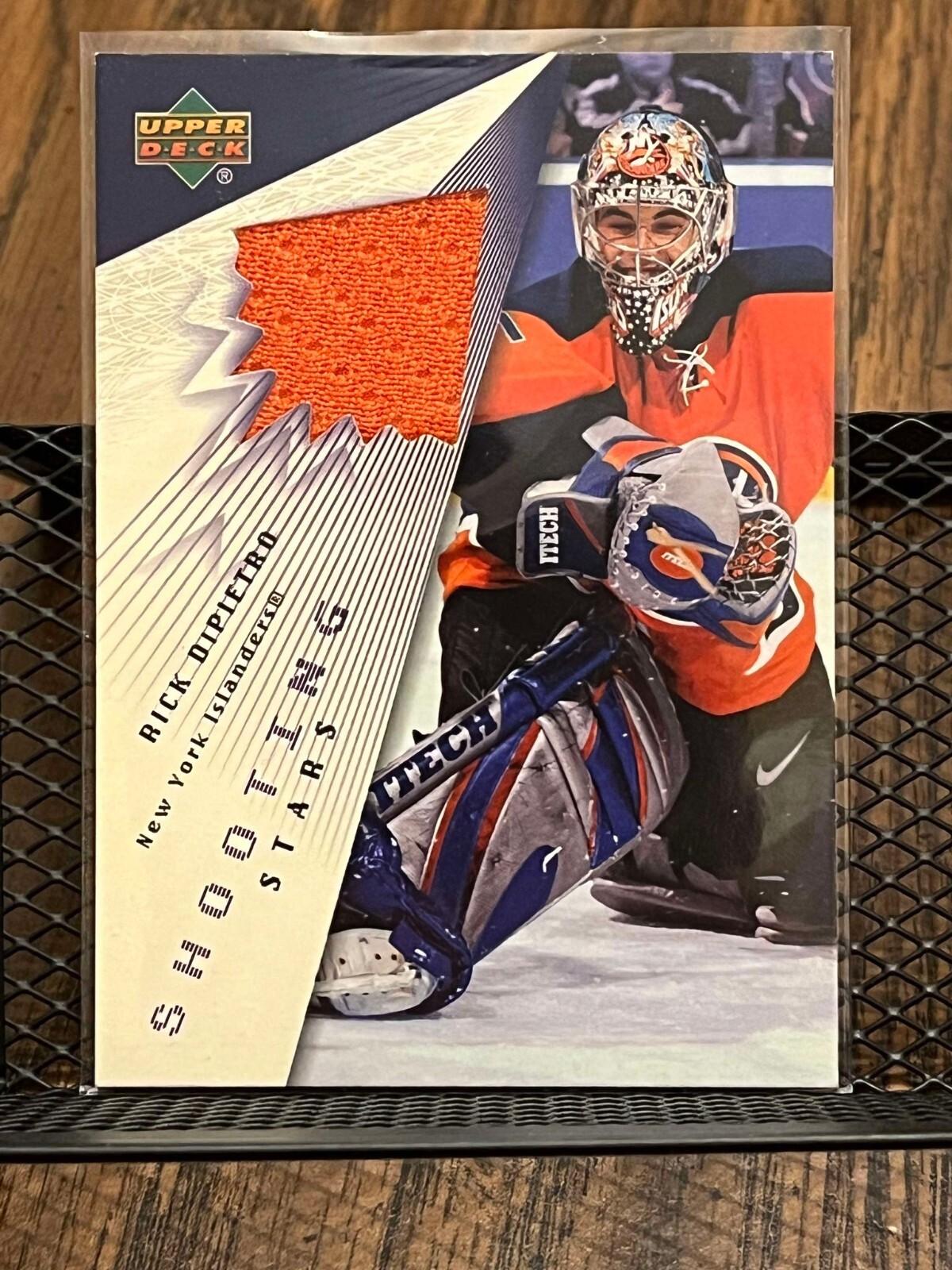 RICK DIPIETRO 2003-04 UPPER DECK SHOOTING STARS NY ISLANDERS JERSEY ...