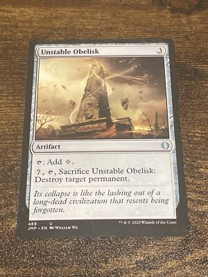 Unstable Obelisk 489 Jumpstart MTG Magic The Gathering D5900* | eBay