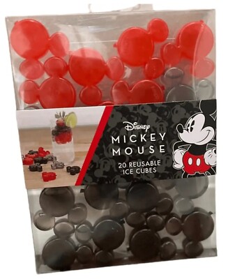 Disney Mickey Mouse 20 Reusable Ice Cubes NEW Cocktail Drinks Party ...