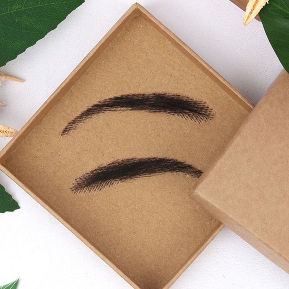 Eyebrows Hand Made Eyebrows Artificial Weaving Eyebrow Wigs Wave Style ...