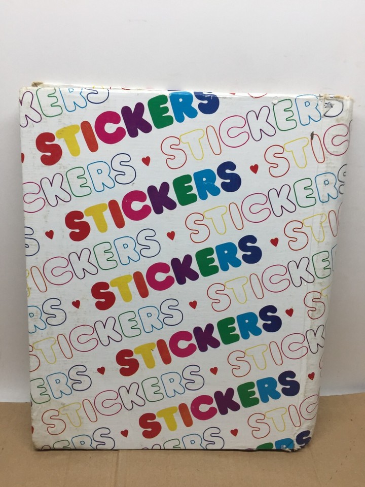 Vintage 1980's Sticker album book cabbage patch carebear scratch and ...