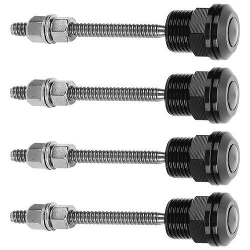 4PCS Push Button Quick Release Hood Bonnet Pins Lock Clip Car Bumper ...