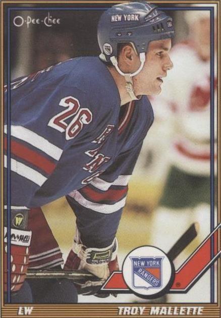 1991-92 O-Pee-Chee - Troy Mallette #474 for sale online | eBay