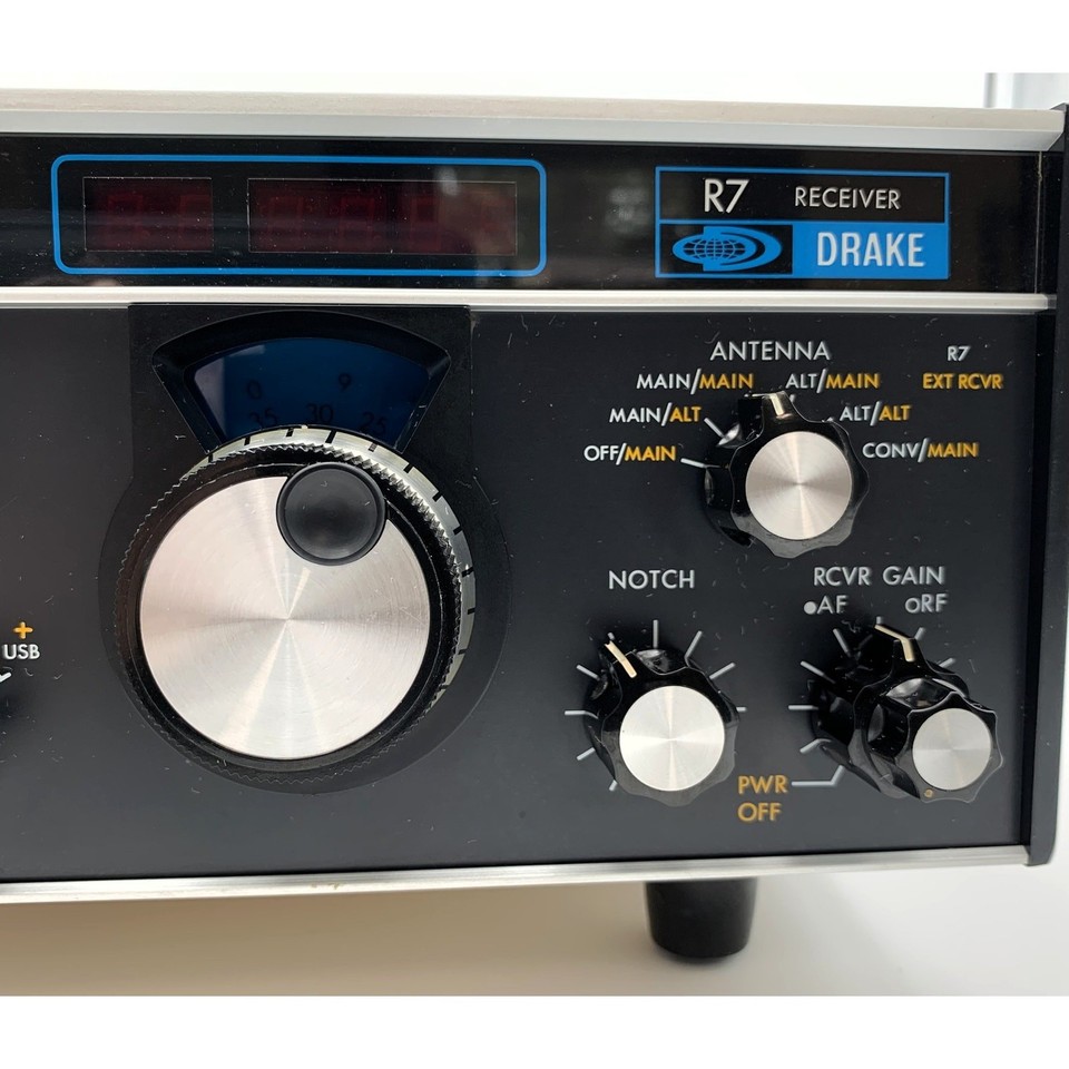 Drake R7 HF Ham Radio Communications Receiver Boxed Manuals Early ...