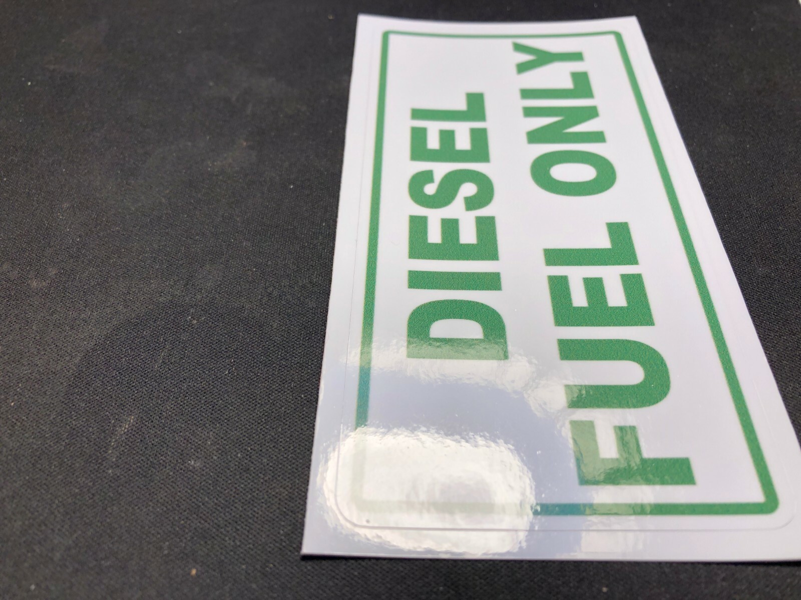 5 pc Diesel Fuel Only Vinyl Decal Sticker fuel Door Label Turbo ...