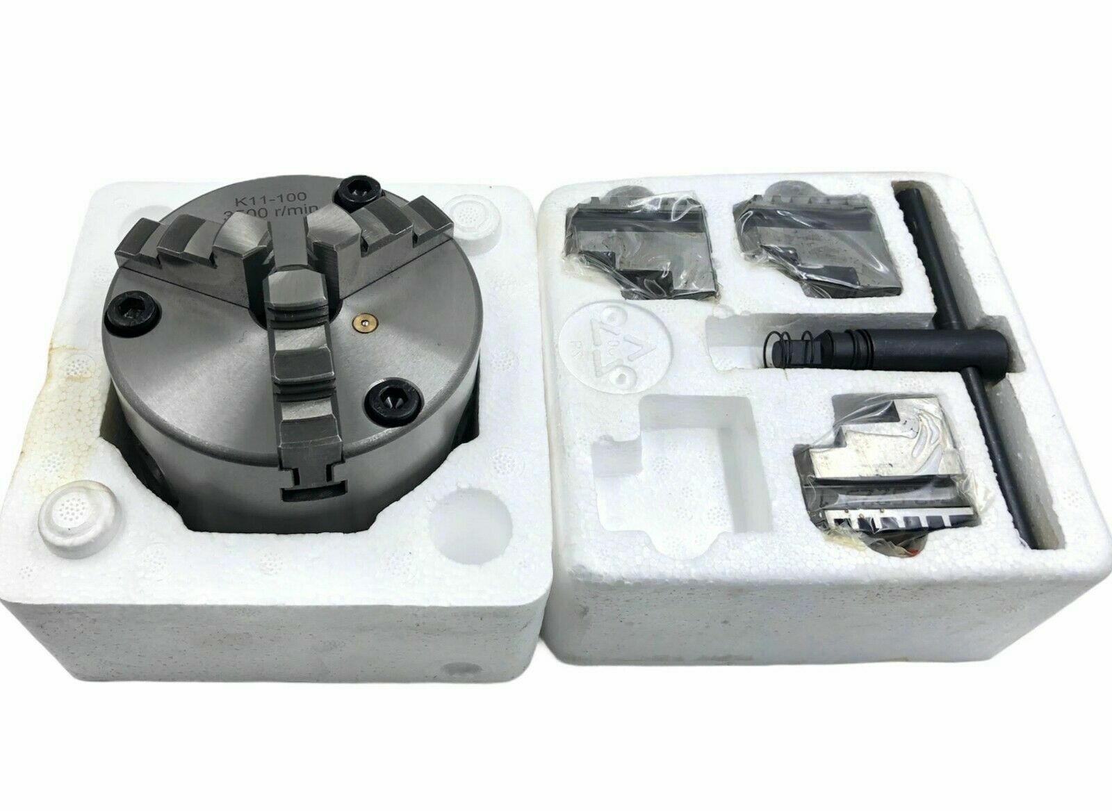 New Rotary Table 6"/150mm, 3jaw Chuck with Back & Dividing Plate ...