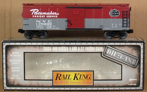 MTH Railking 30-8403 NYC/New York Central Pacemaker Boxcar DIE-CAST O ...