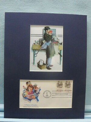 Norman Rockwell's The Book Reader & First Day Cover | eBay