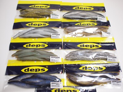 Deps Sakamata Shad 7 inch Soft Plastic Fluke Jerkbait(Choose Colors) IN ...