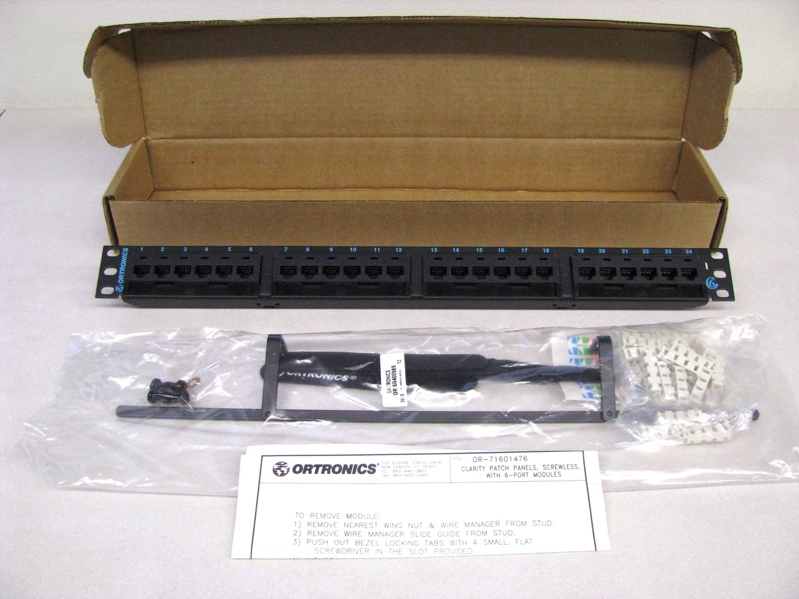 Ortronics (OR-PHD66U24) Patch Panel for sale online | eBay
