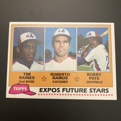1981 Topps - Future Stars #479 Tim Raines, Tim Raines, Bobby Ramos (RC ...