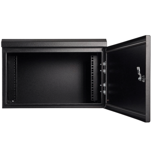 4RU 19" DATA RACK WALL MOUNTED SERVER CABINET 600X300 IP66 BLACK IP ...