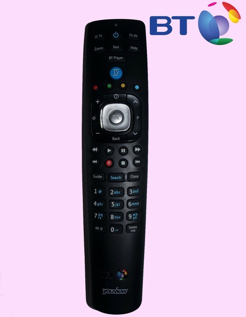 Genuine Original BT Youview Freeview Remote Control Rc3124703/02b ...