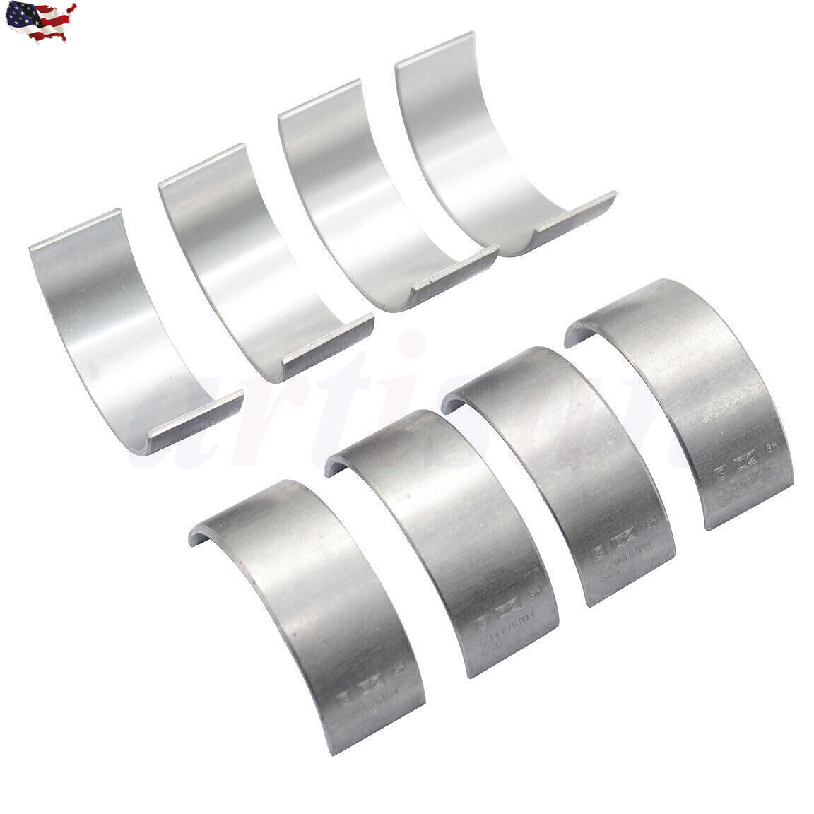 Engine Piston W/ Rings Kit + CON ROD BEARING SHELLS For MINI R55 R56 ...