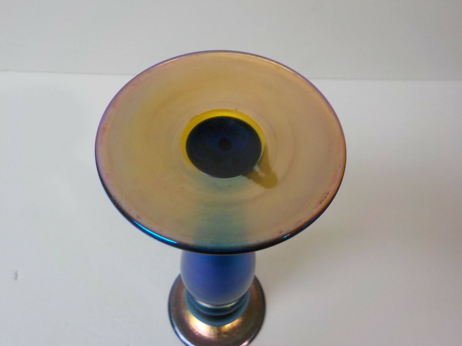 Victor Durand Art Glass 10" Candlestick, Unsigned | eBay