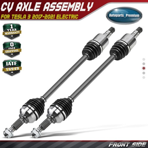 2Pcs Front Driver & Passenger CV Axle Assembly for Tesla Model 3 17-23 ...