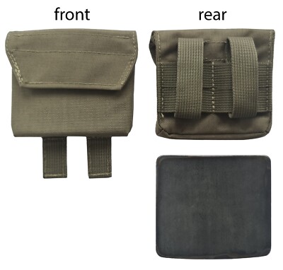Cummerbund / pounche Khaki for titan plates from 6B5 vest 4" x 4.8 ...