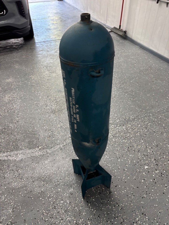 U.S. Navy MK 15 MOD.4 Practice Bomb Inert Vietnam Era 100 LBS Very Rare ...