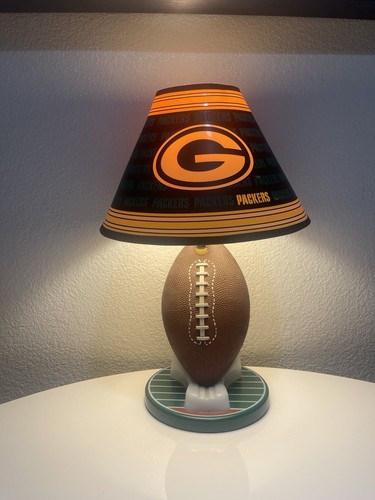 Vintage NFL Green Bay Packers Kick-Off Football Tee Field Table Lamp | eBay