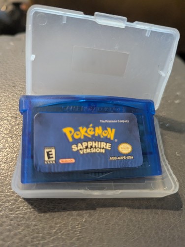Pokemon Sapphire Version Nintendo Game Boy Advance GBA Authentic Tested ...