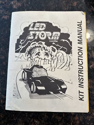 Vtg Capcom LED Storm Arcade Game Manual | eBay