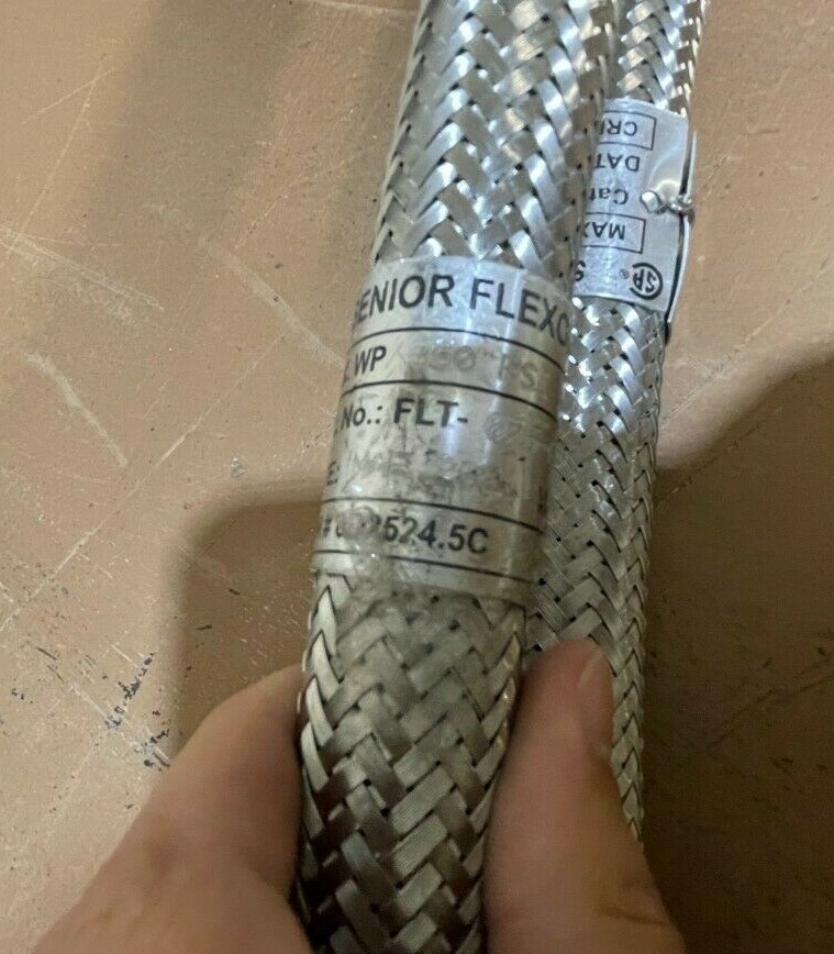 Senior Flexonics Flexible Metal Hose Assembly 3/4" x 60" Braided ...