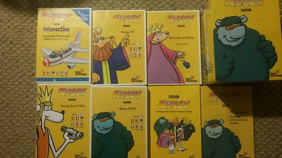 Muzzy BBC Multilingual Language Lot (Spanish, French, German, Italian ...