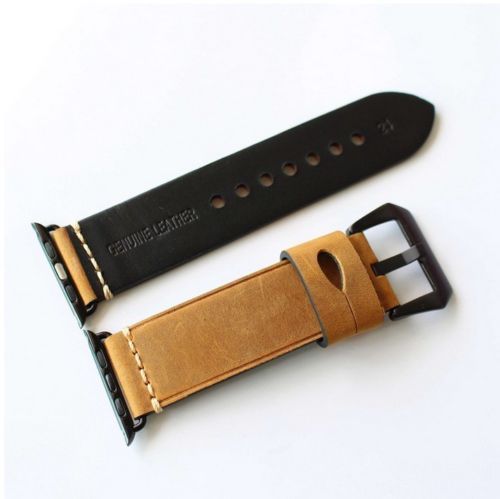 Genuine Leather Band Strap For Apple Watch SE Series 6 5 4 3 2 1 38/42 ...