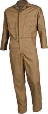 PRO-SAFE Size S Khaki 8.7 cal/cm2 Arc Flash Coveralls AF-CV-B1-S | eBay