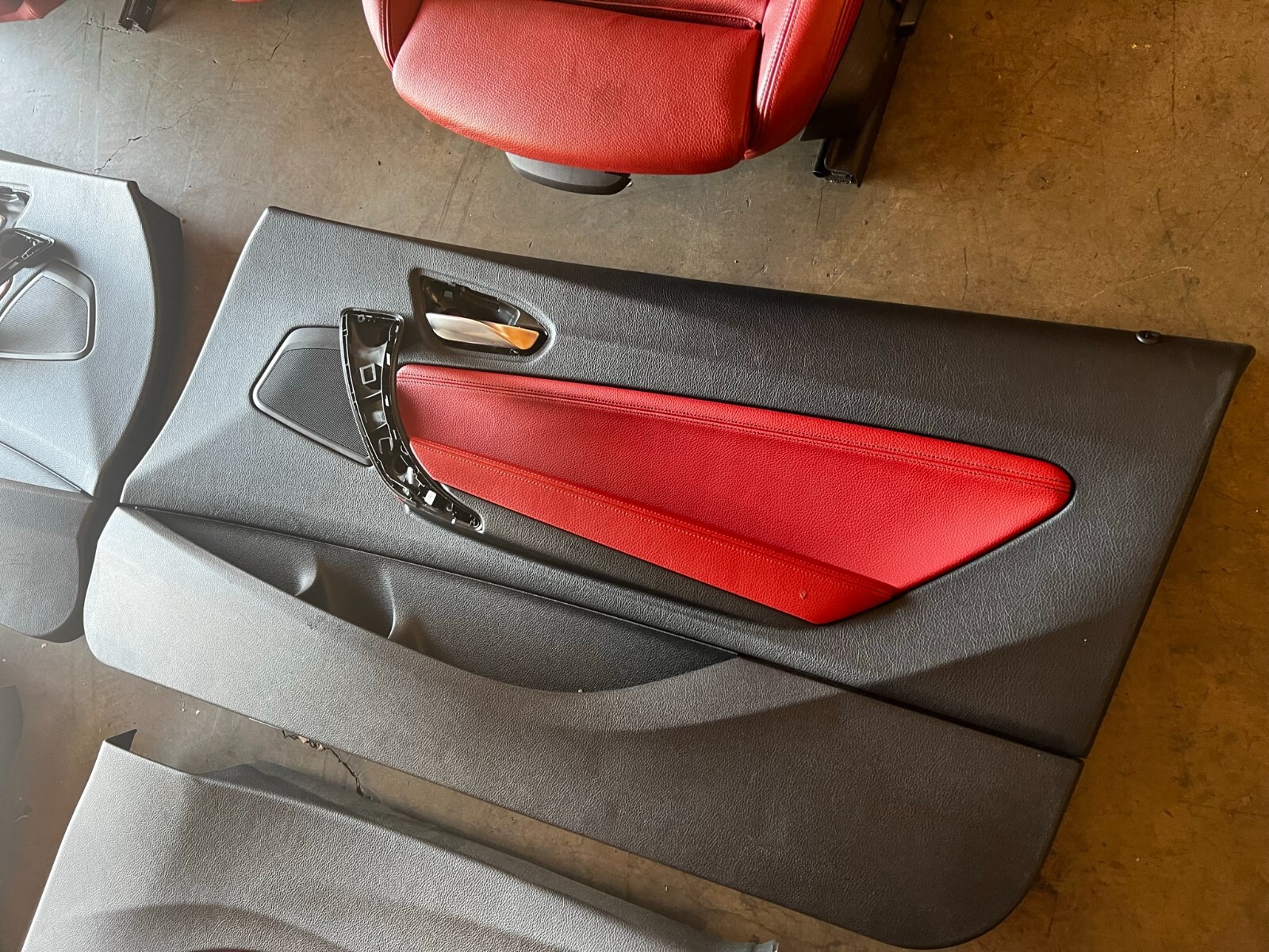 BMW 2014-2021 F22 F87 CORAL RED SPORT HEATED SEATS ASSEMBLY OEM 35K /B ...