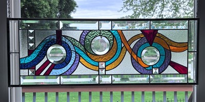 Stained Glass Windows - Large Stained Glass Window Panel