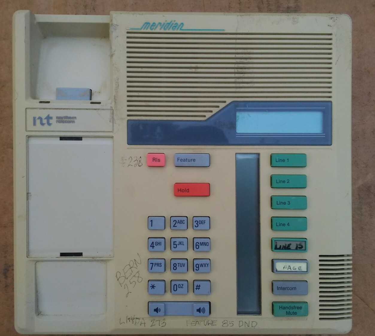 Northern Telecom Norstar Meridian NT8B30AA35 Business Office MultiFctn ...