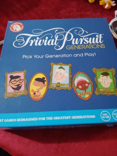 Trivial Pursuit Generations Board Game Complete | eBay