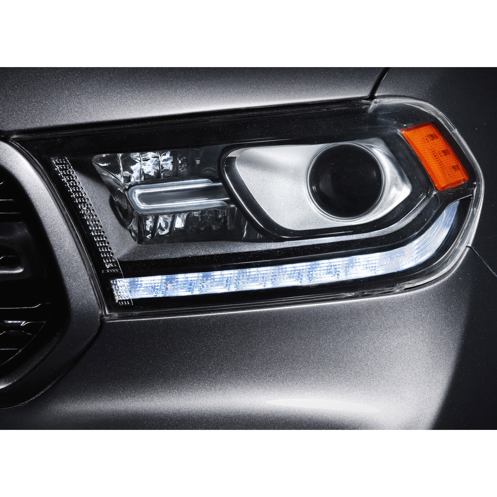Black Halogen W/ LED DRL Headlight Assembly For Dodge Durango 2016-2020 ...