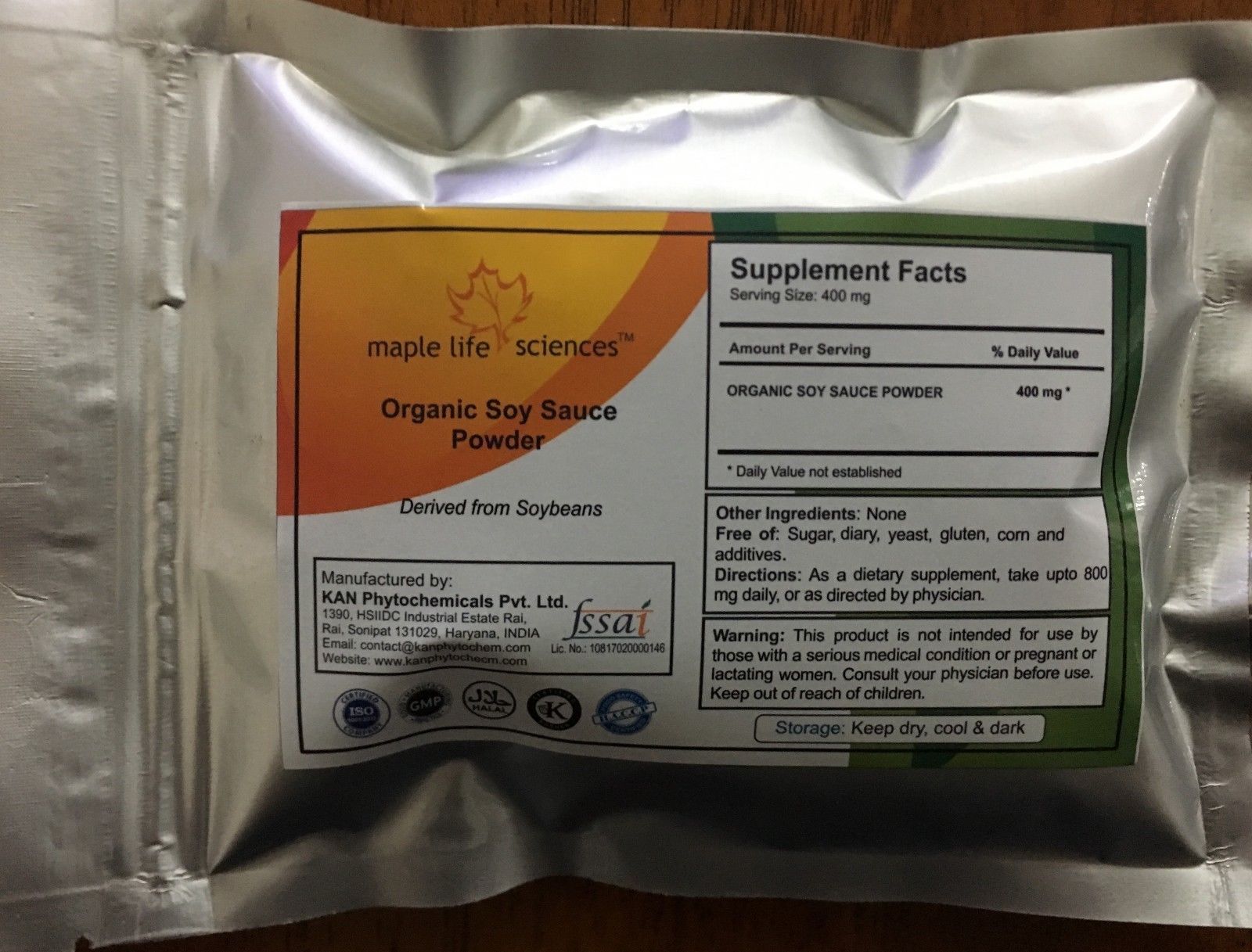 ORGANIC Soy Sauce Powder Pure Rich in sodium Pure & High Quality | eBay