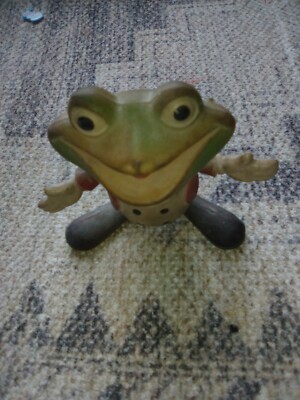 rare Rempel frog #5 titled "the gremlin" made of rubber squeak toy Z138 ...