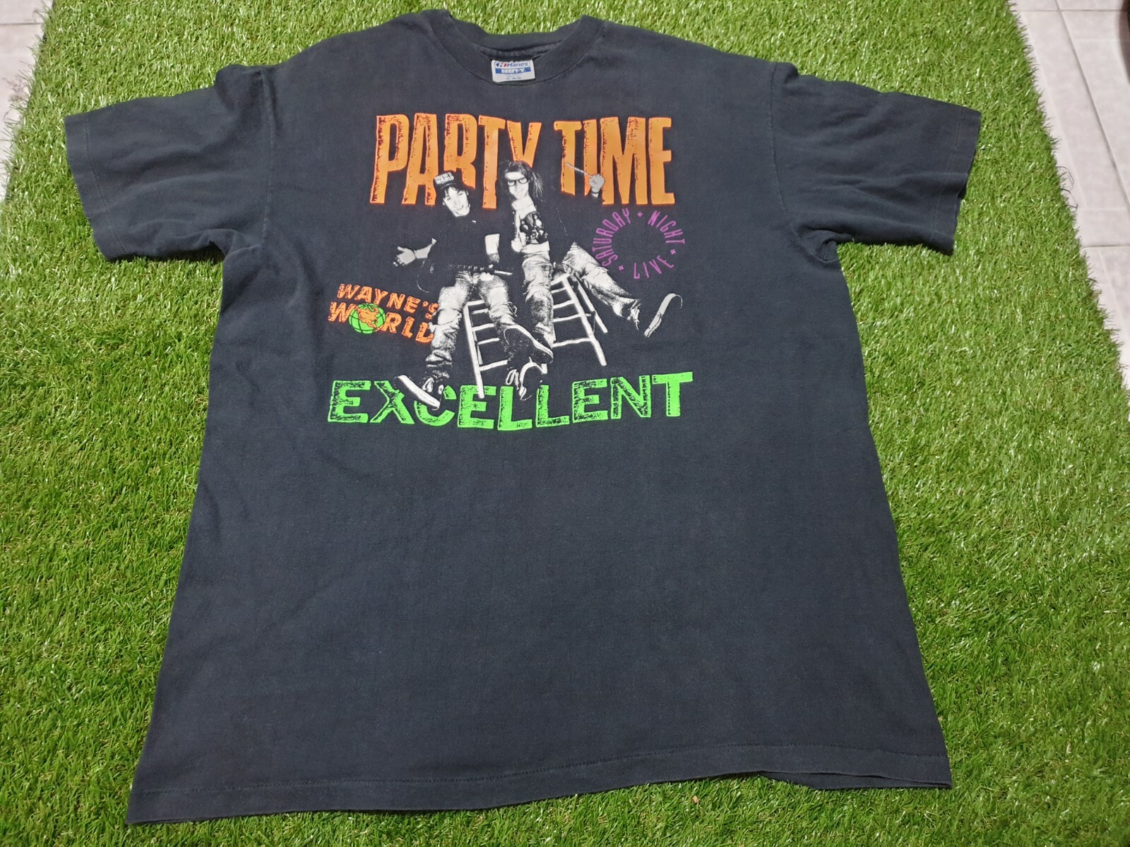 Rare vintage 90s Wayne’s World Party Time Excellent S… - Gem
