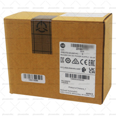 New Allen Bradley 2080-PS120-240VAC 2080 Micro800 System 24V DC Power ...
