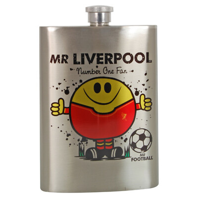Mr LIVERPOOL Hip Flask Gift Boxed. Great Gift Idea for the REDS ...