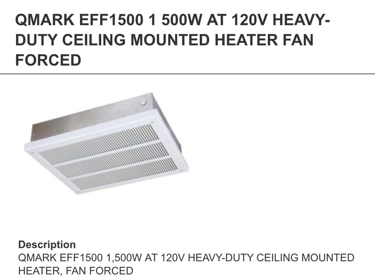 Ceiling Mounted Electric Fan Heater | Shelly Lighting
