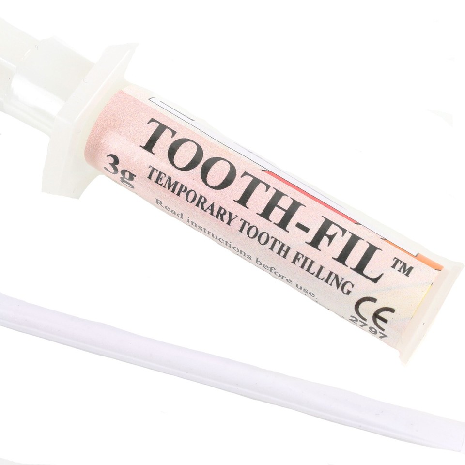 GENUINE Dr DENTI TOOTH FIL TEMPORARY FILLING Dental Hole Repair Kit ...