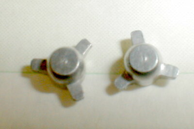 3 Bar Slot Car Knock-Off Hubs 3 Blade Nuts by REVELL 1 Pair Original ...